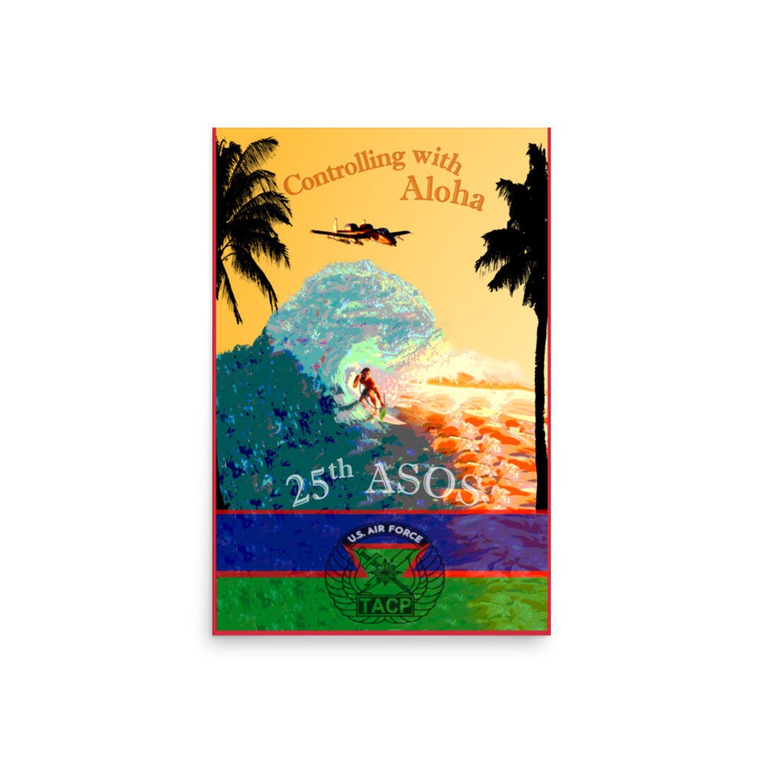 Aloha CAS Poster - Etsy