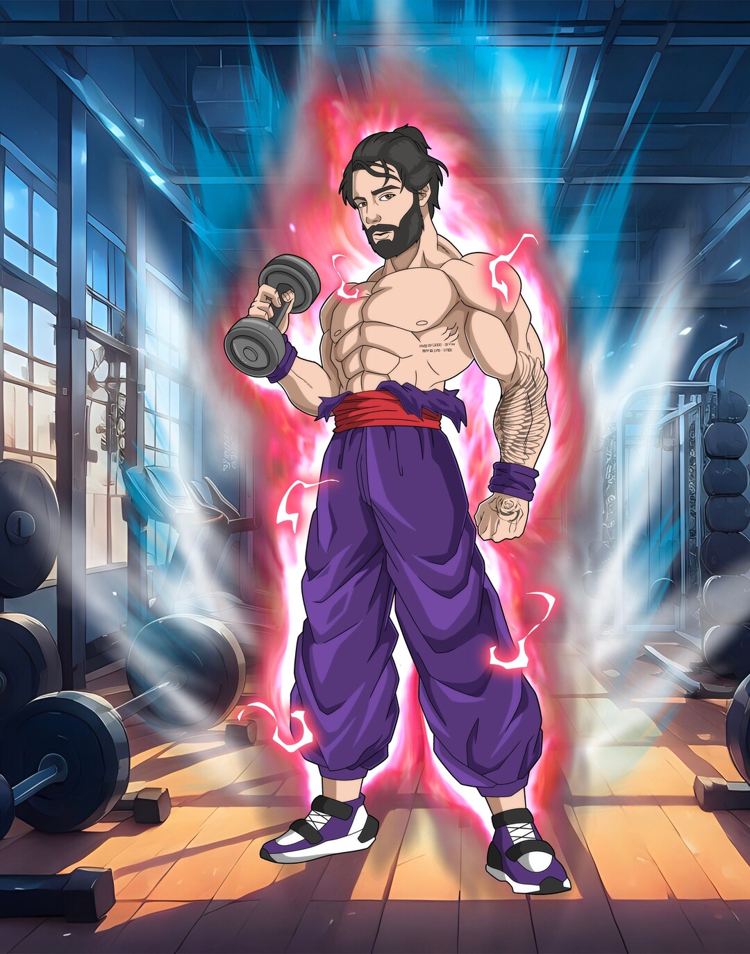 Custom Dragon Ball Portrait, Commission Art, Personalized Birthday Gift ...