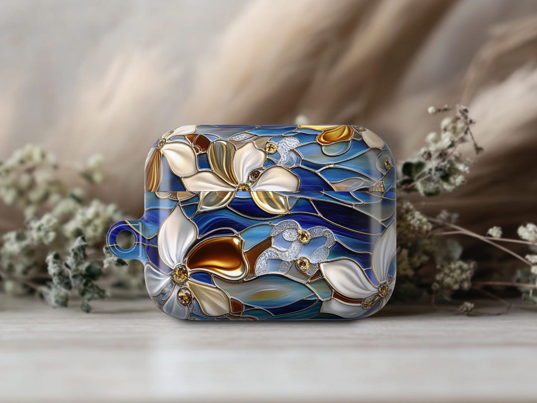 Stained Glass Effect AirPod Pro 2 Case Cover Messy Coquette Bow Design ...