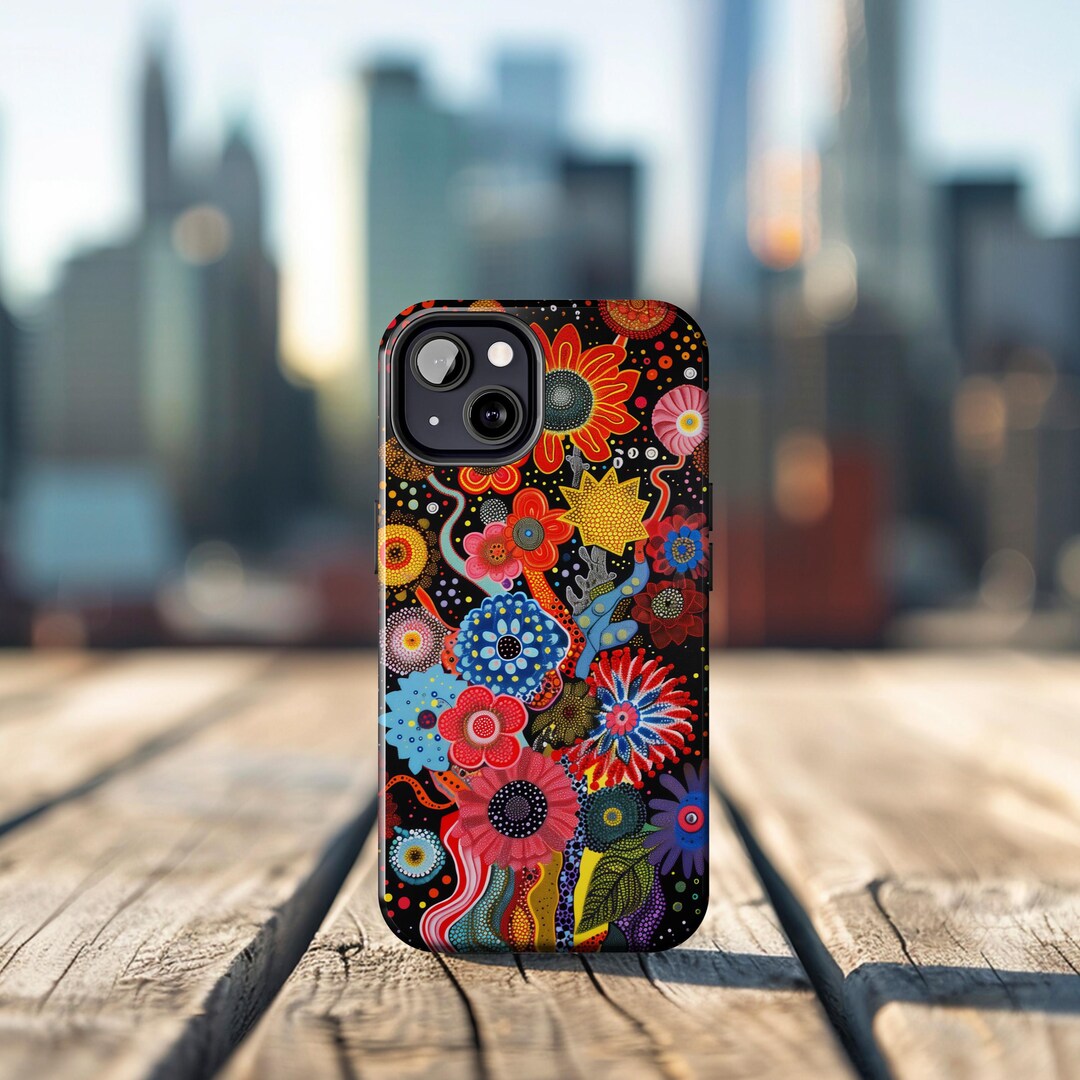 Yayoi Kusama Inspiration Flower Phone Case, Designer Phone Case for ...