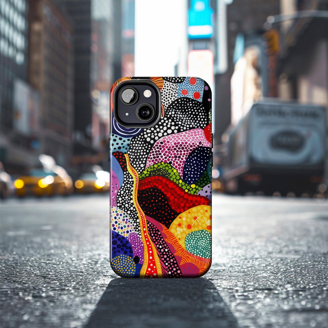Yayoi Kusama Inspiration Colorful Phone Case, Designer Phone Case for ...