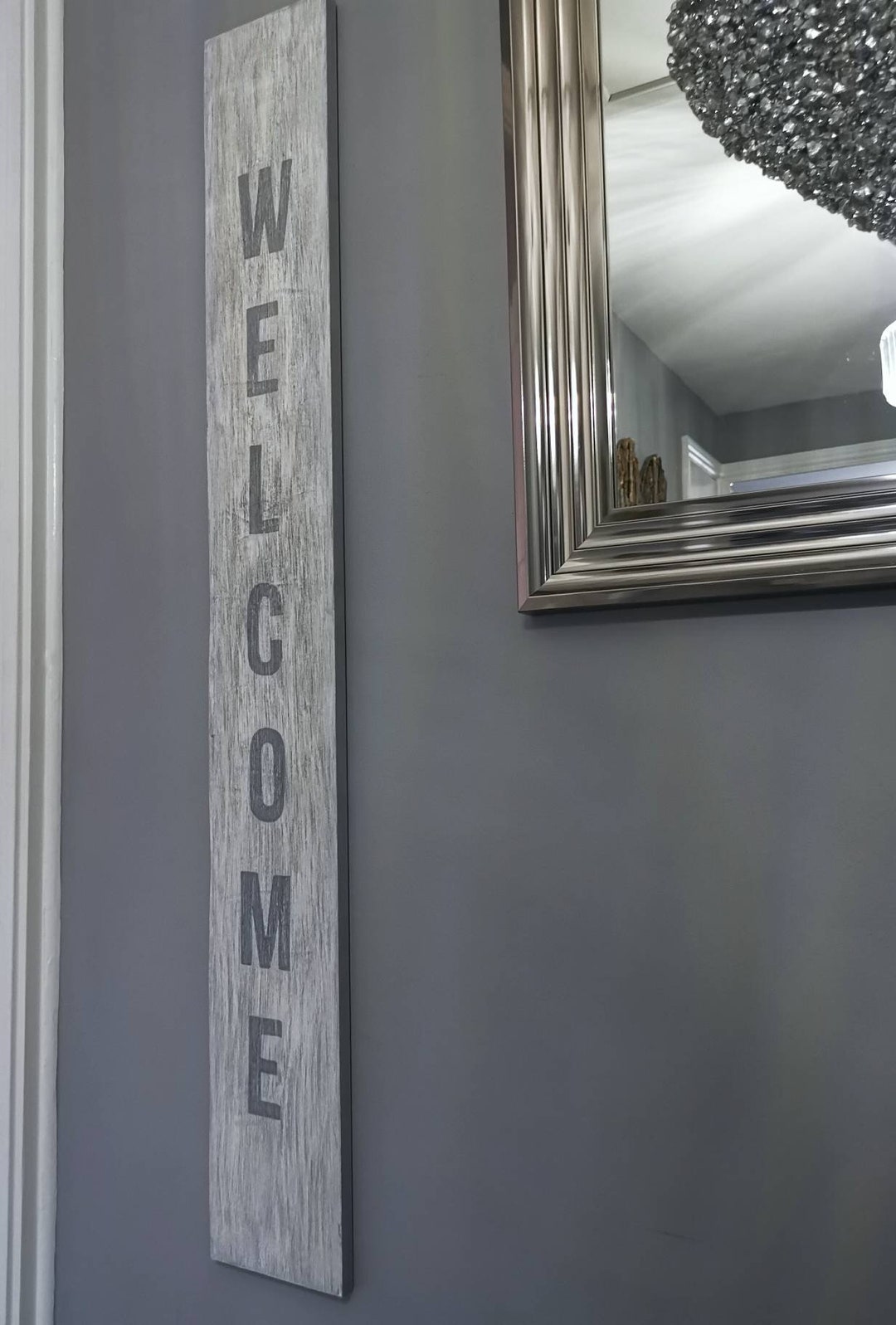Wooden Rustic Welcome Home Sign Shabby Chic - Etsy