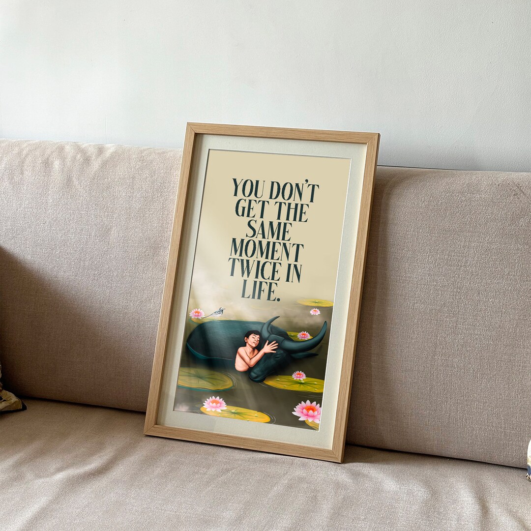 Same Moment Twice Printable Affirmation Print, Positive Quote Art ...