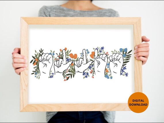 Asl Name Art Teach You How To Spell Your Name In American Sign
