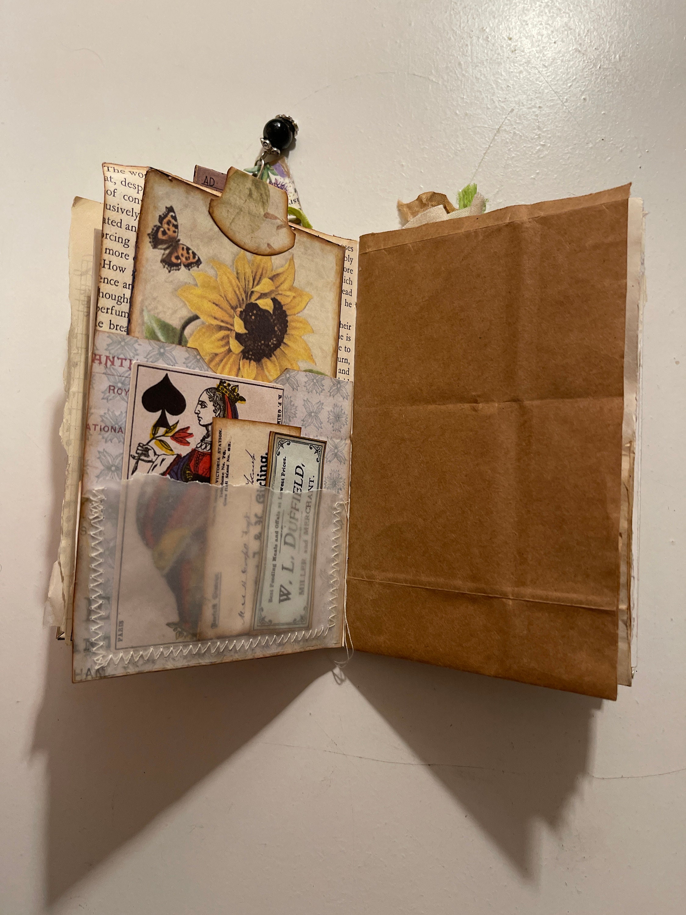 Handmade Compact Junk Journal - Etsy