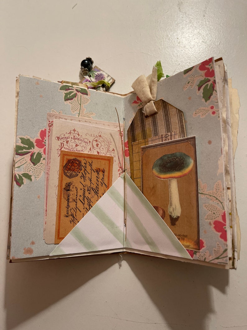 Handmade Compact Junk Journal - Etsy