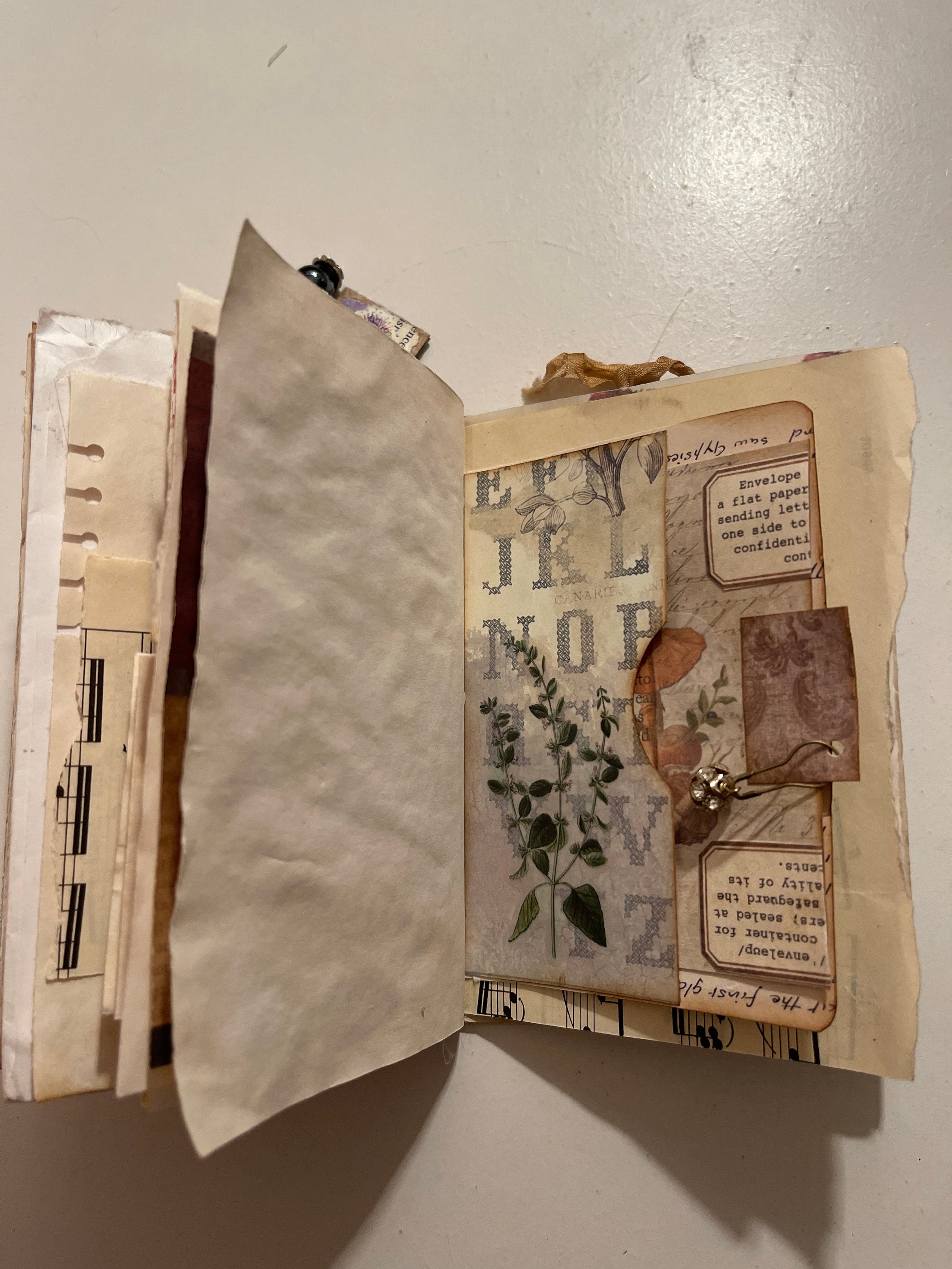 Handmade Compact Junk Journal - Etsy