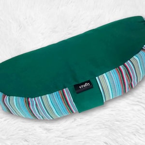 Halfmoon Zafu Yoga Accessory Meditation Cushion Cotton & Organic ...