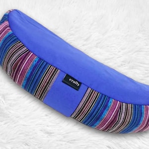 Halfmoon Zafu Yoga Accessory Meditation Cushion Cotton & Organic ...