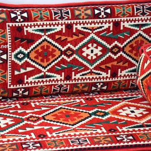 Red Sofa,floor Sofa,yoga,turkish Arabic Home Decor,oriental Moroccan ...