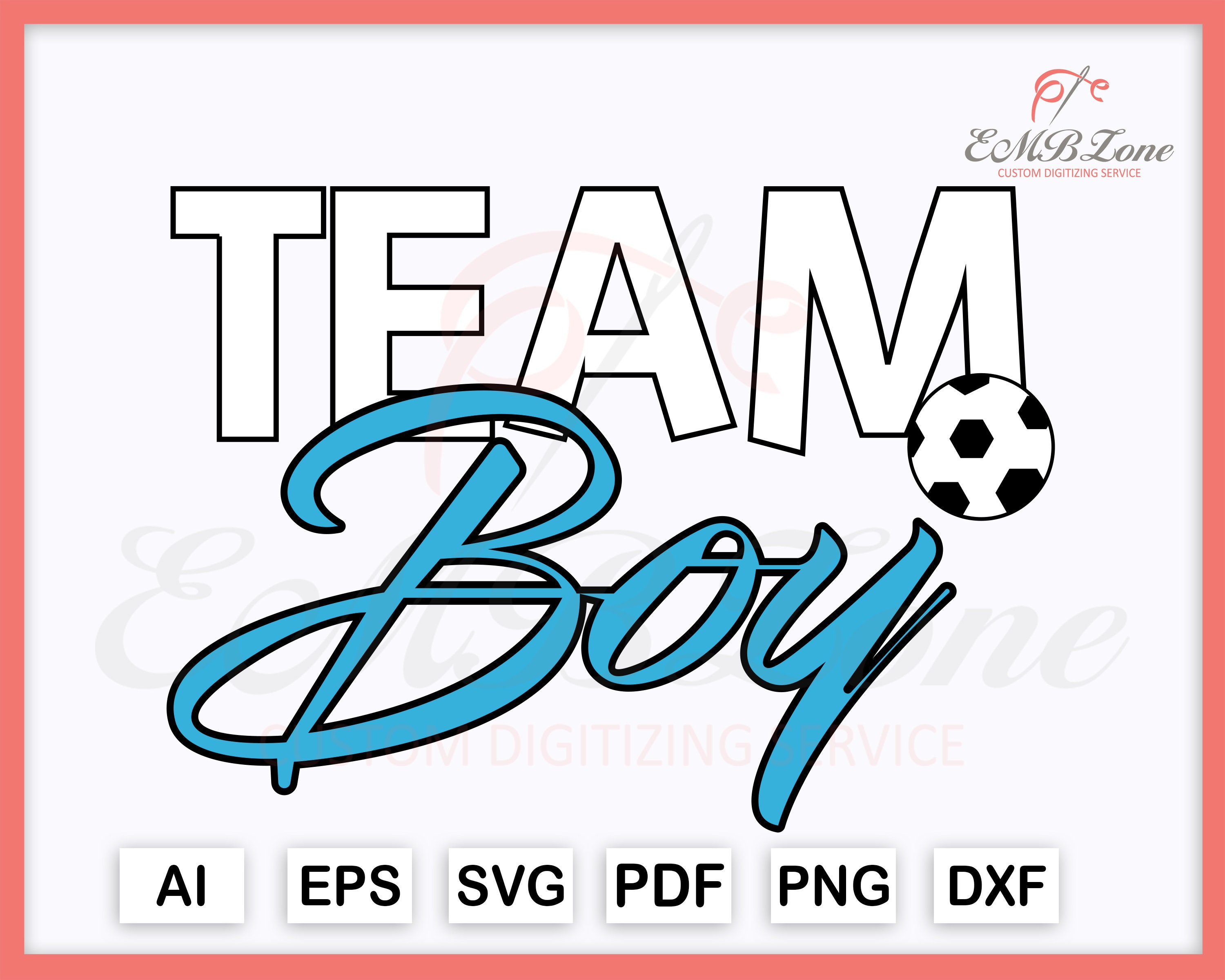 Team Boy Svg Team Girl Svg Svg Cut File for Cricut Digital - Etsy Canada