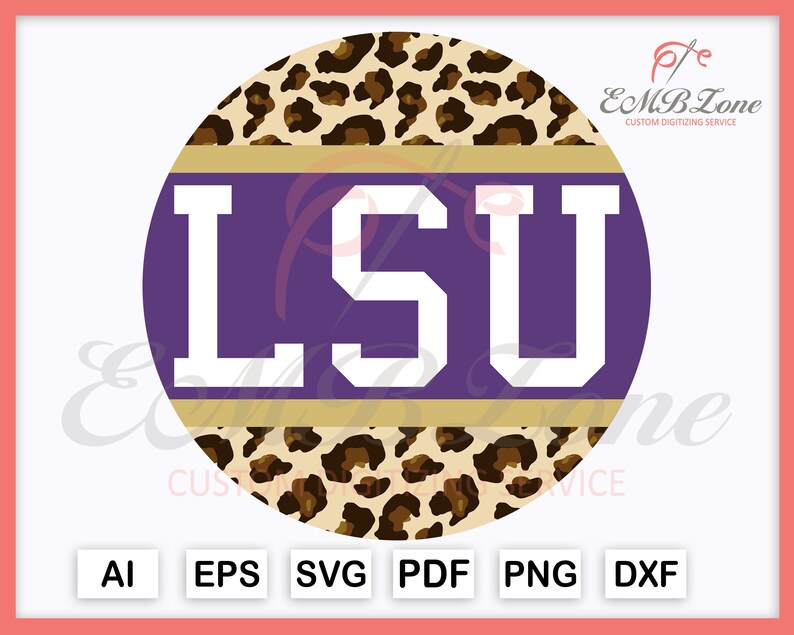LSU SVG SVG Cut File for Cricut Digital Image Clipart - Etsy