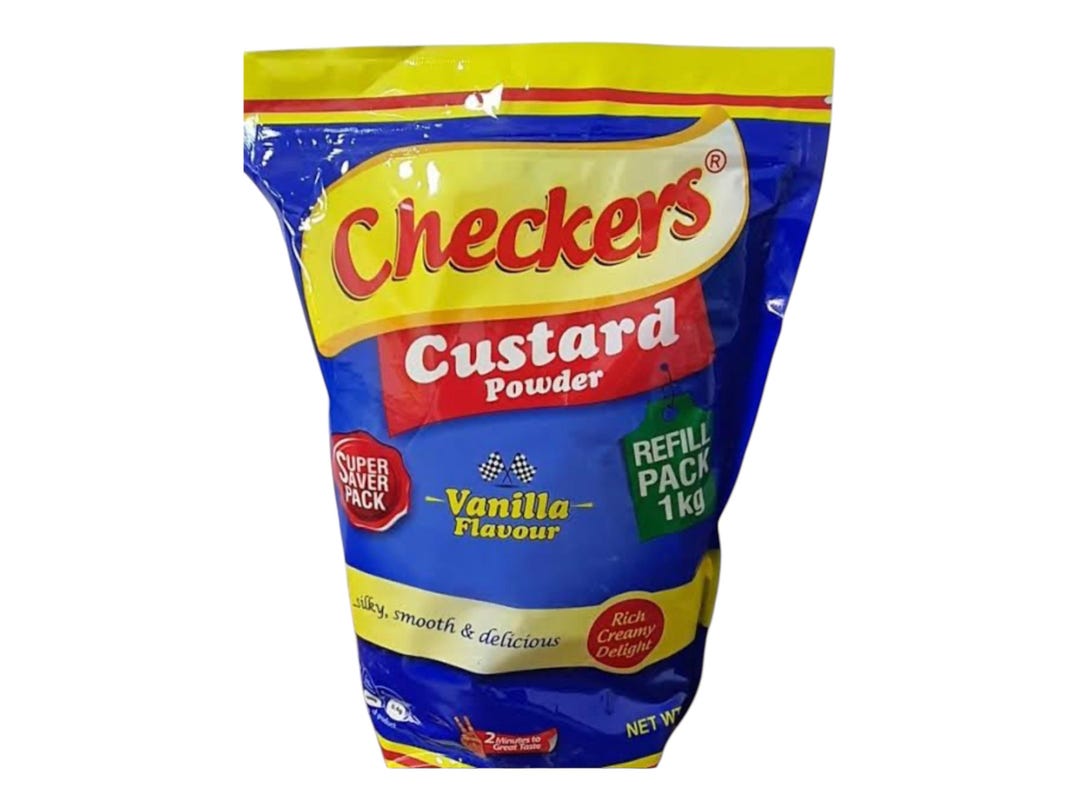 Checkers Custard Powder Vanilla Flavour – 1kg Refill Pack - Etsy