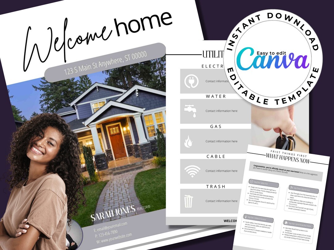 Client Closing Guide and Exit Packet | Home Buyer Binder | Real Estate ...