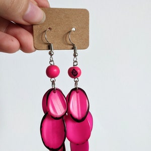 Statement Earrings for Women. Fun and Funky Earrings. Handmade Tagua ...