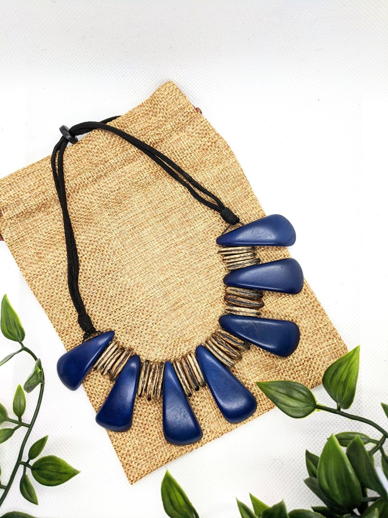 Tagua Necklace. Tagua Nut Jewelry. Sustainable Lightweight | Etsy