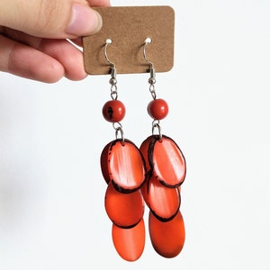 Statement Earrings for Women. Fun and Funky Earrings. Handmade Tagua ...