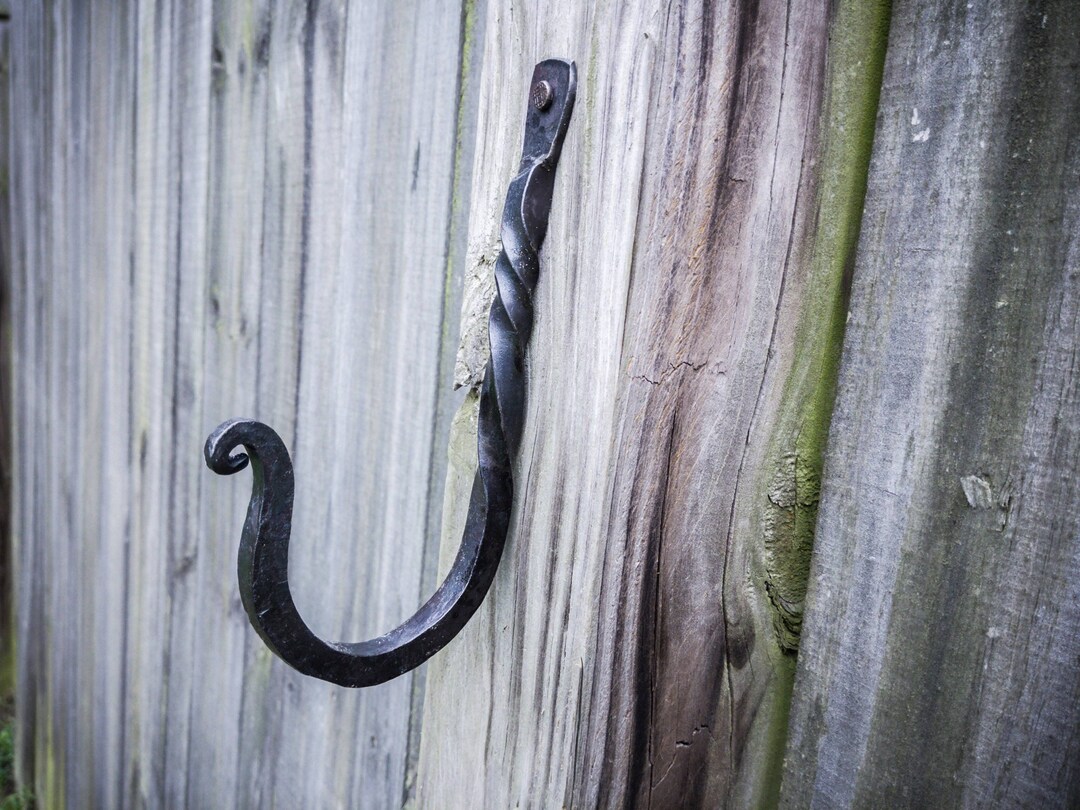Hand Forged J Hook – Heavy Duty Iron Coat, Pot, and Tool Hanger - Etsy