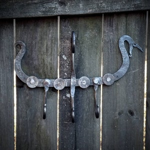 Viking Longship Forged Coat Rack - Etsy