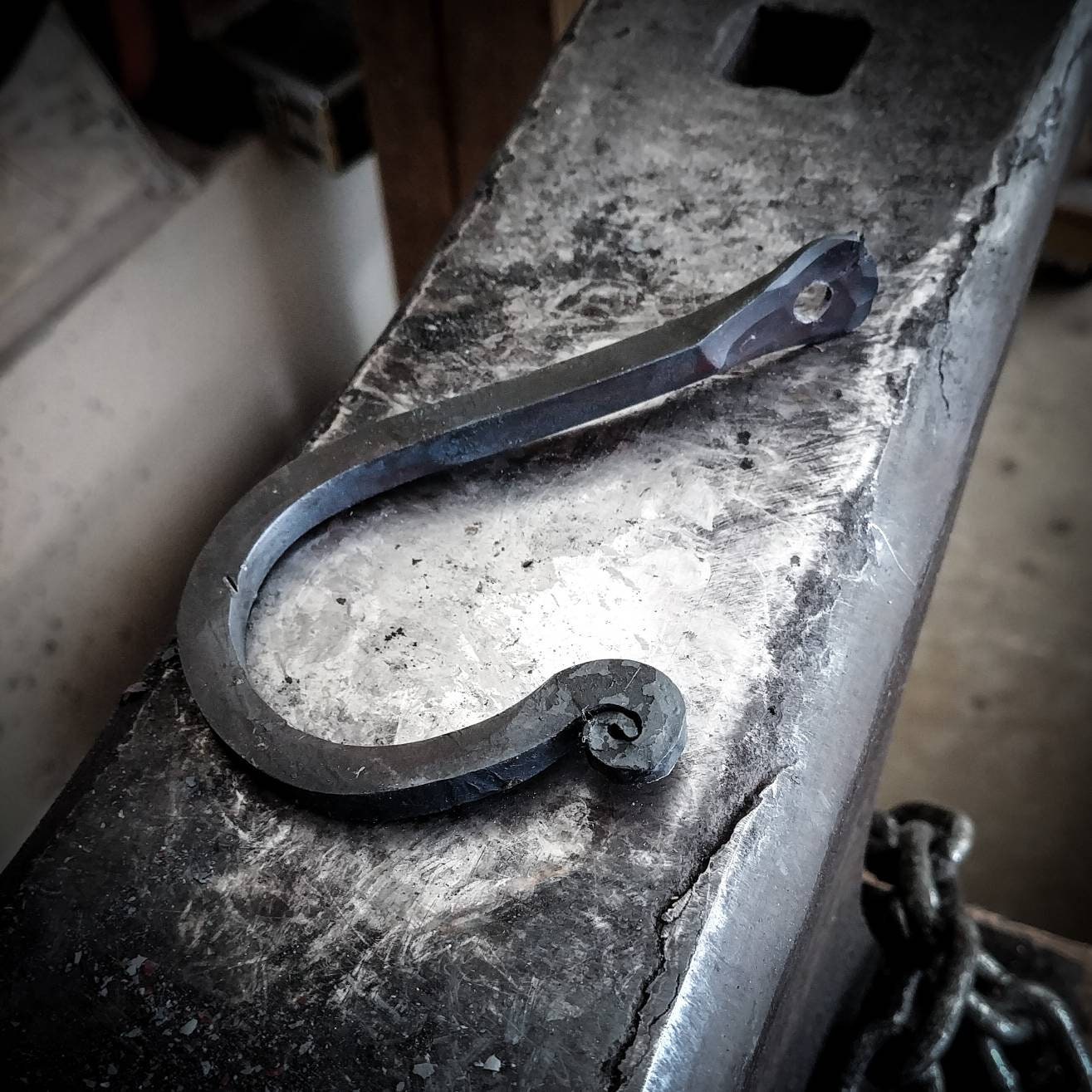 Small Hand Hammer Forged J Hook Coat Hook Pot Hook Iron - Etsy