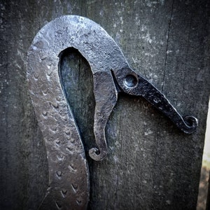 Viking Longship Forged Coat Rack - Etsy