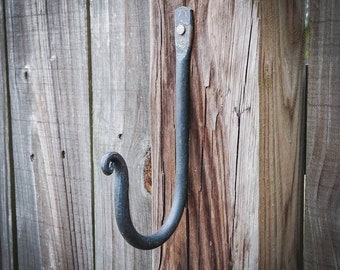 Forged Coat Rack Iron Hooks Traditional Forging Methods by the Bearded ...