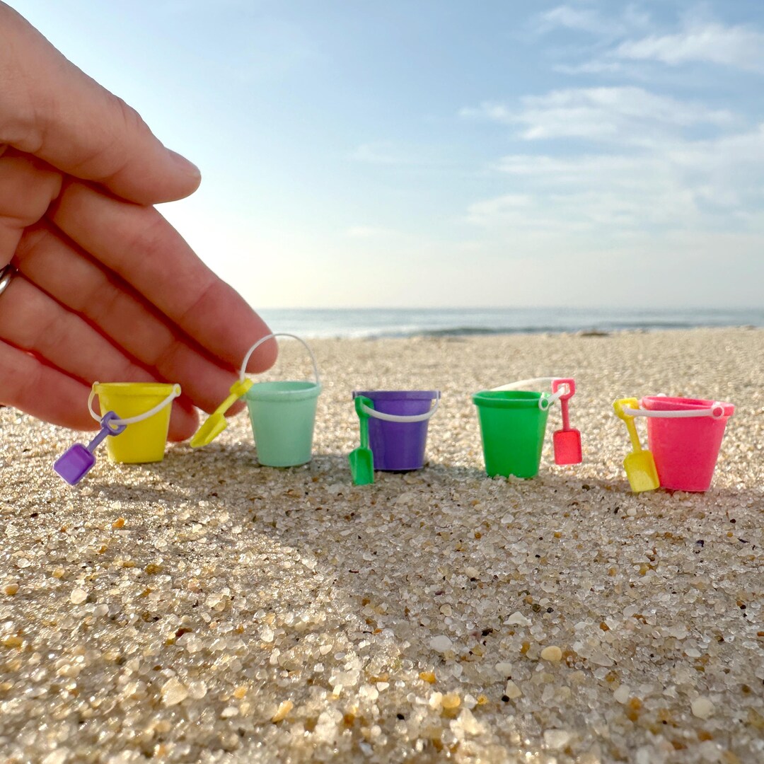1:12 Scale Miniature Beach Pail and Shovel - Etsy