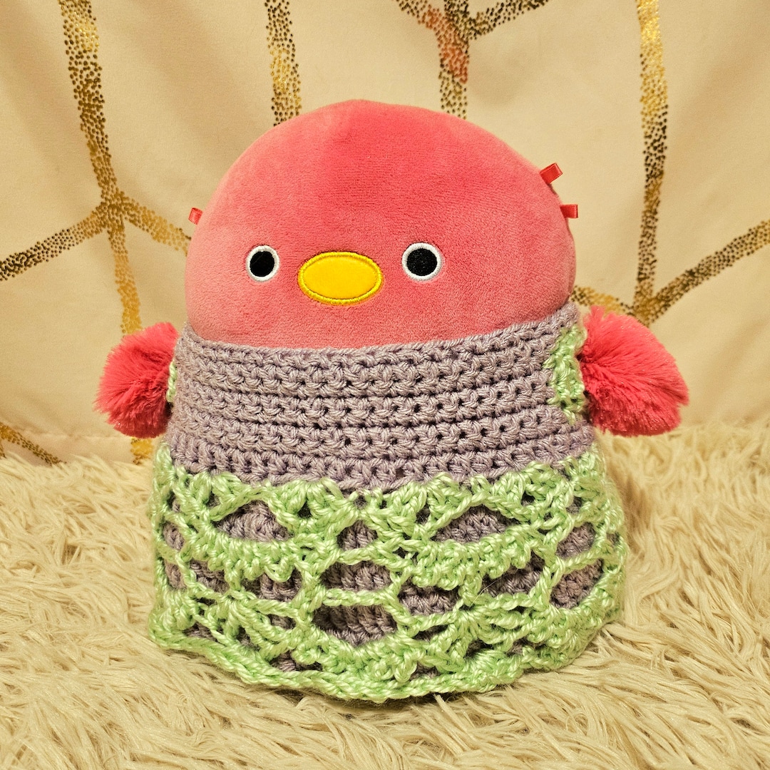 8 Inch Squishmallow Clothes. Purple and Mint Lacey Dress - Etsy