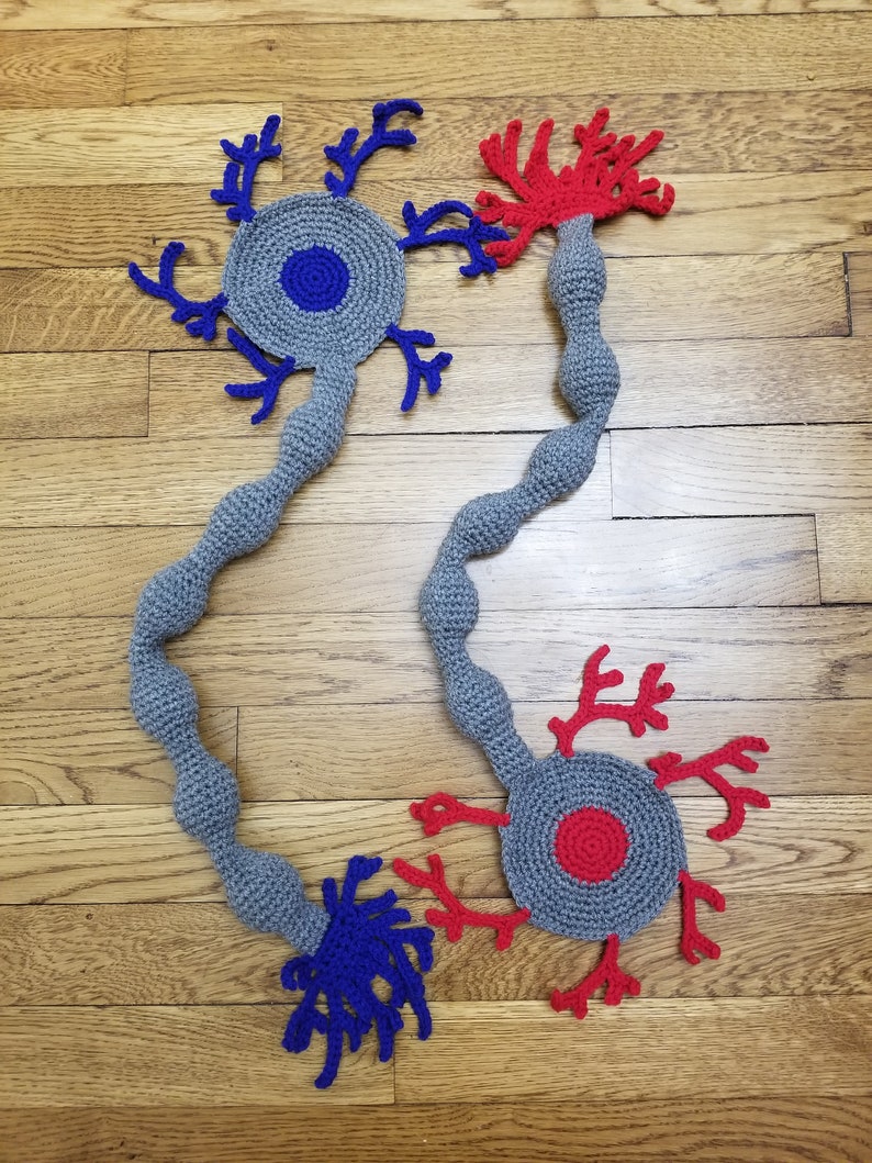 Custom Color Crochet Neuron - Etsy