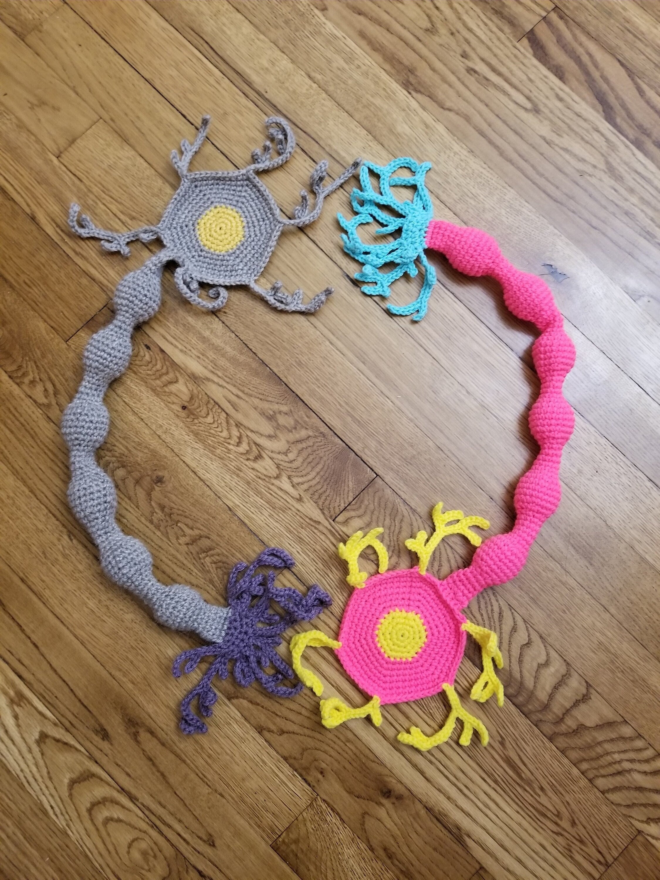 Custom Color Crochet Neuron - Etsy