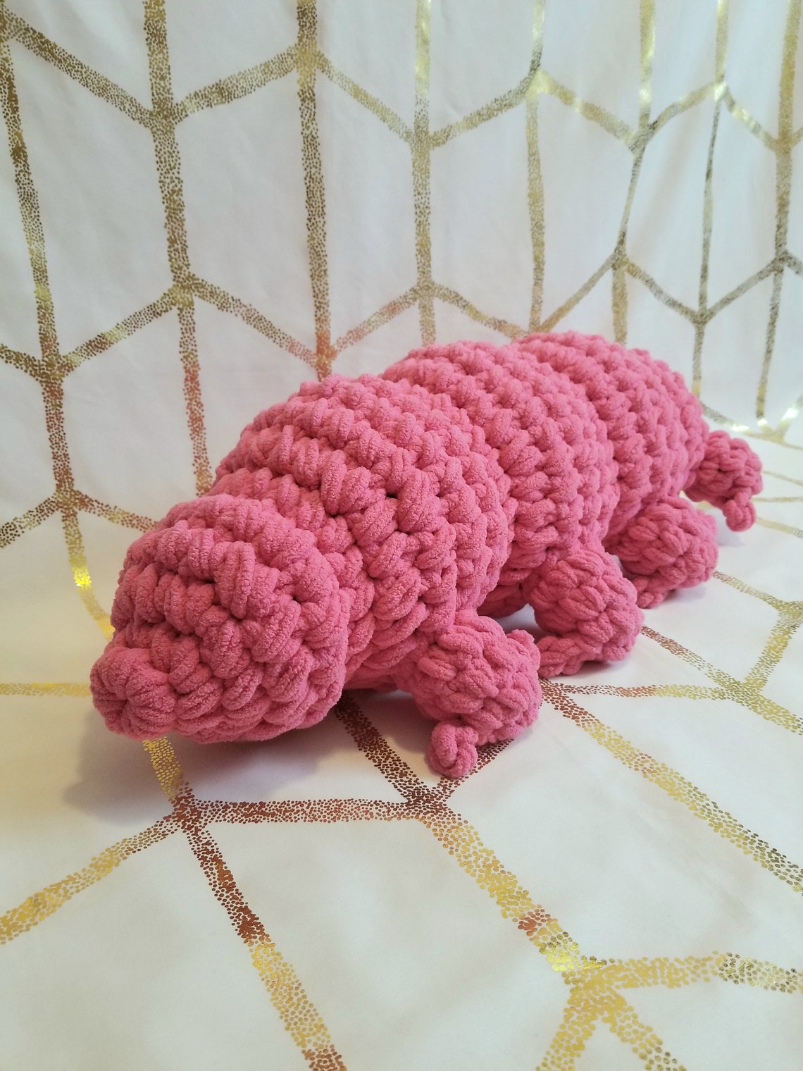 Big Huggable Lovable Crochet Tardigrade Plush - Etsy
