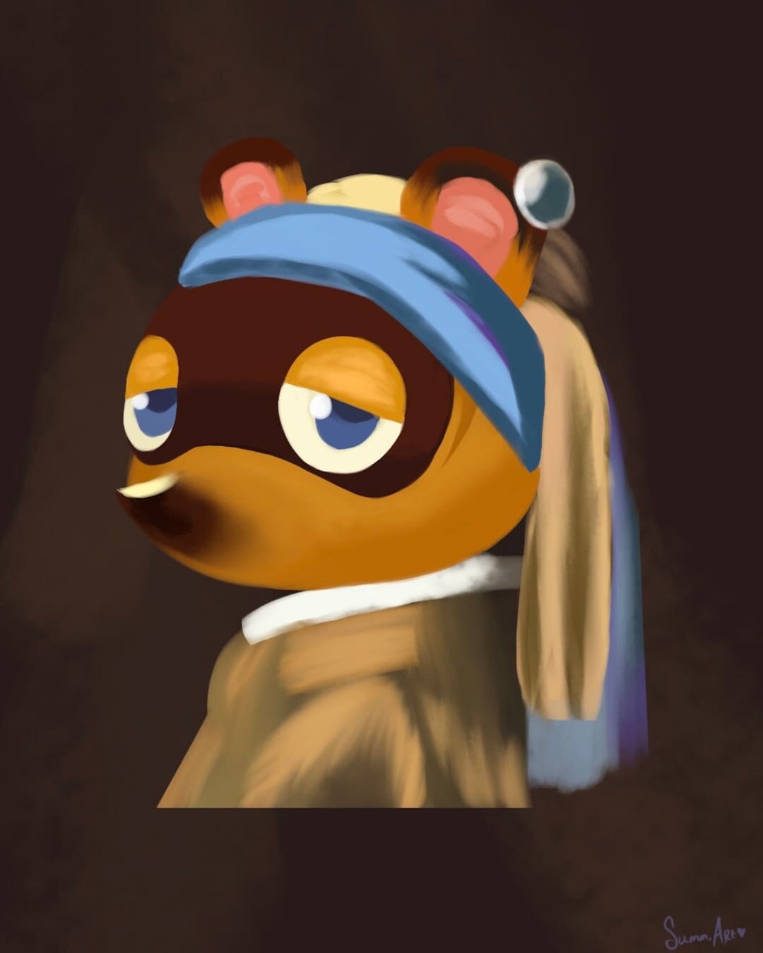 Tom Nook Art Print - Etsy