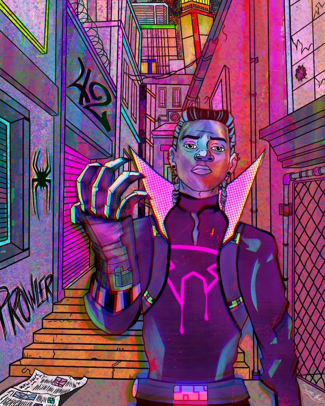 Prowler Art Print physical Copy - Etsy