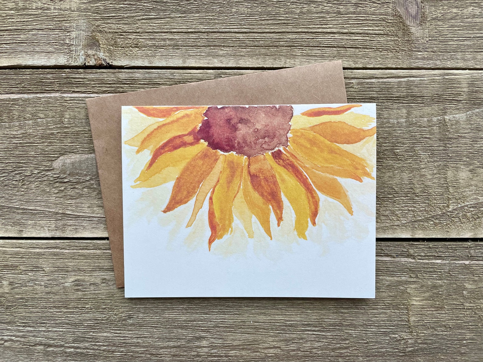 Watercolor Flower Cards Floral Stationery Set of 4 - Etsy