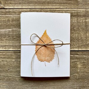 Watercolor Fall Leaves Notecards | Set of 4 | Hand Painted Prints ...
