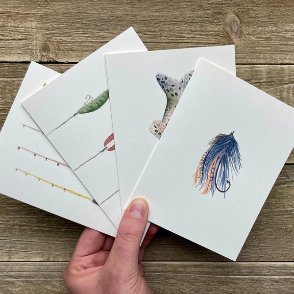 Watercolor Hand Painted Cards - Etsy
