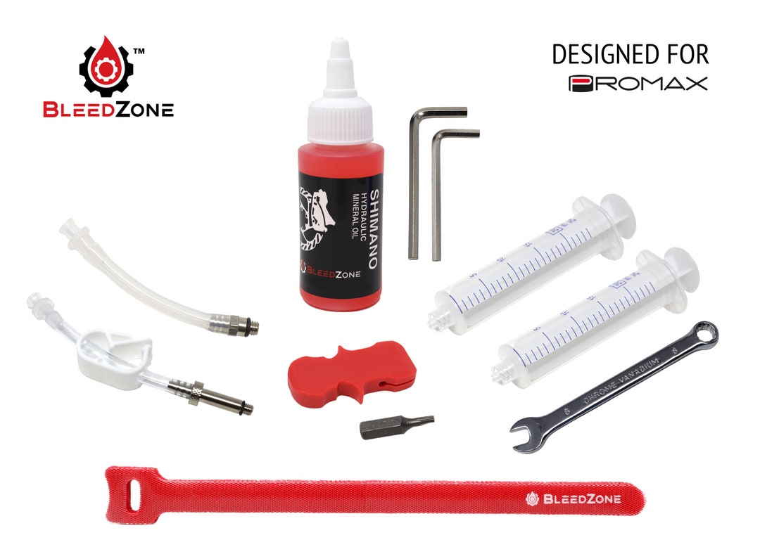 Bleedzone Bleed Kit for Promax Hydraulic Disc Brakes With Mineral Oil ...