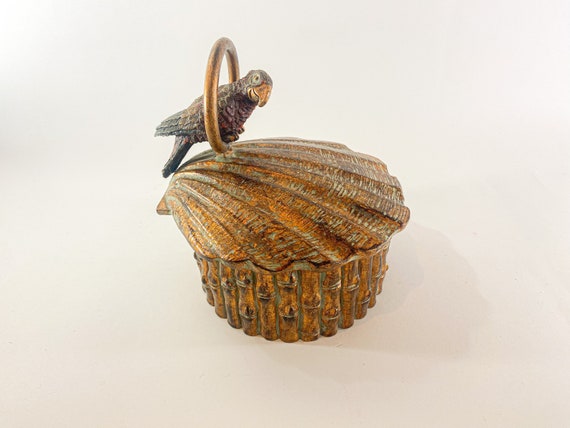 Parrot Shell Jewellery Box, Trinket Box, Vintage Porc… - Gem