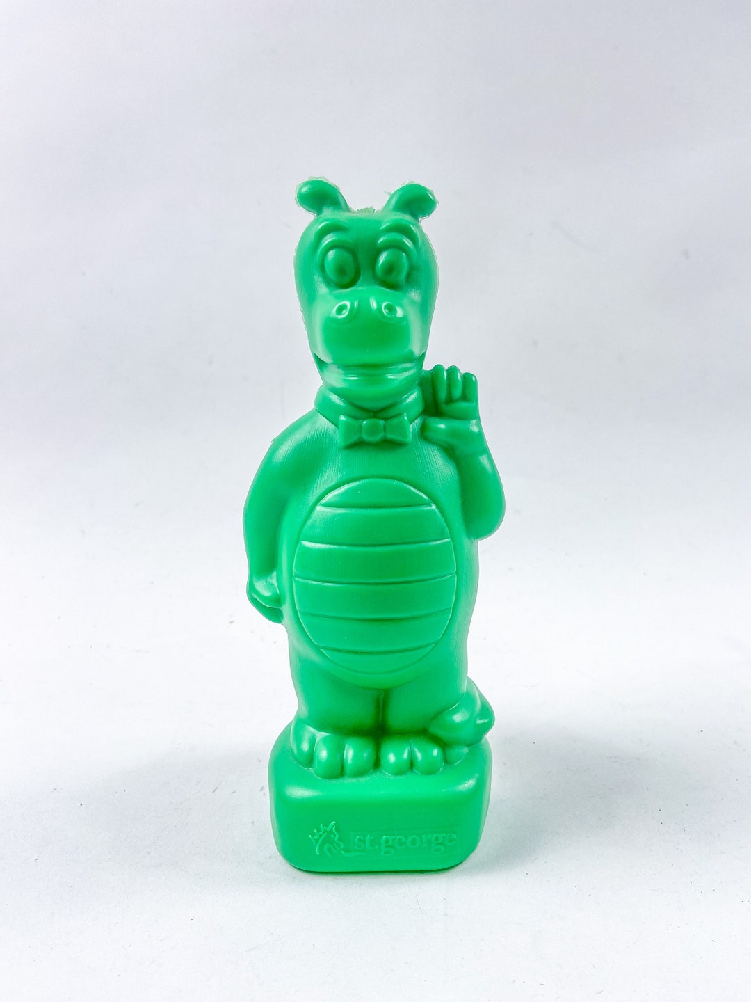 Vintage St George Money Box, Green Dragon, 1990s, Bank Memorabilia ...