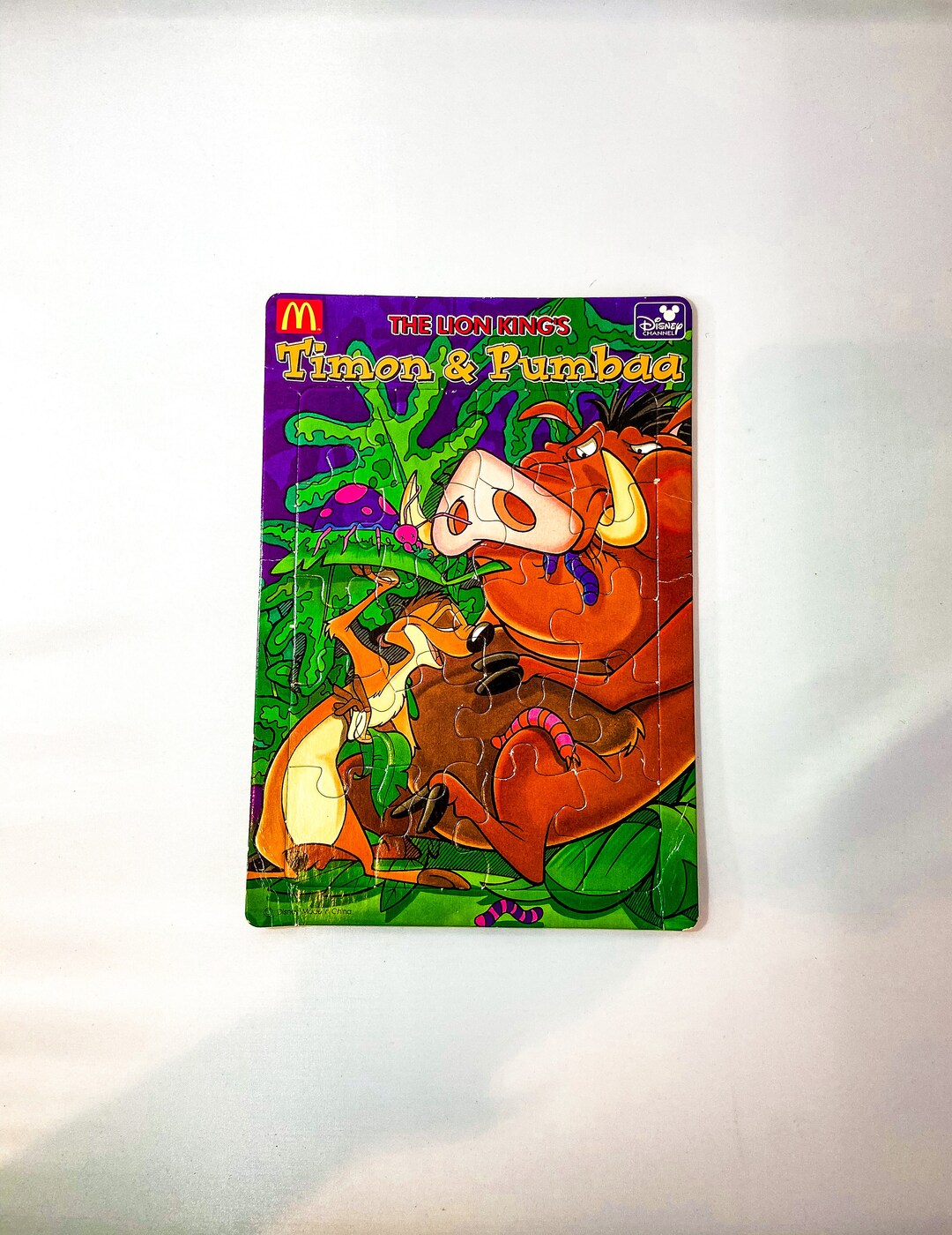 Vintage Disney Puzzle, Disney Tray Puzzle, Lion King Puzzle, Timon and ...