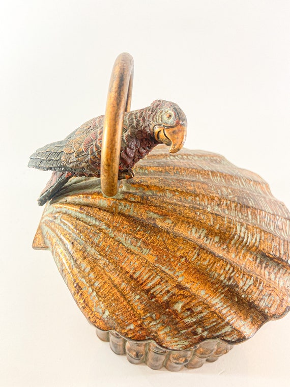 Parrot Shell Jewellery Box, Trinket Box, Vintage Porc… - Gem