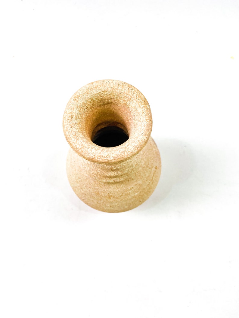 Sandstone Coloured Pottery Vase Long Neck Vase Handmade - Etsy