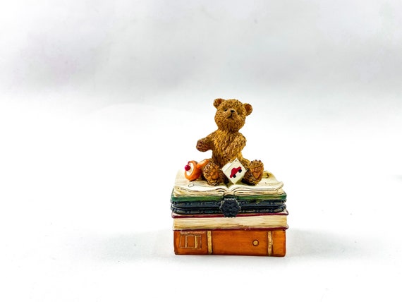 Teddy Bear Jewellery Box, Trinket Box - Gem
