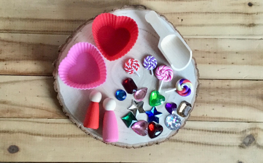 Valentine Loose Parts Kit/sensory Play/ Valentine Gift/sensory Kit - Etsy