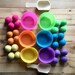 Mini Rainbow Set/sensory Play/learning Colors/ Learning Counting ...