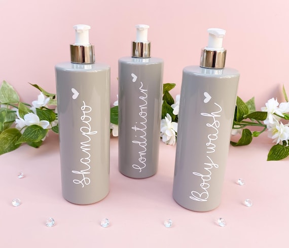 Bathroom Shampoo/conditioner/body Wash/custom Text 500ml - Etsy UK