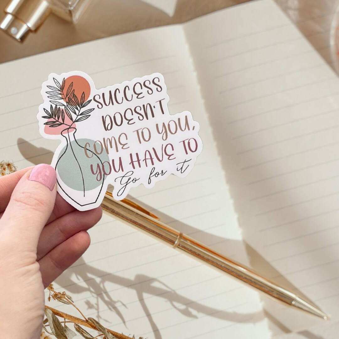 Inspirational Quote Die Cut Sticker – Laptop, Planner, Bottle Decal - Etsy