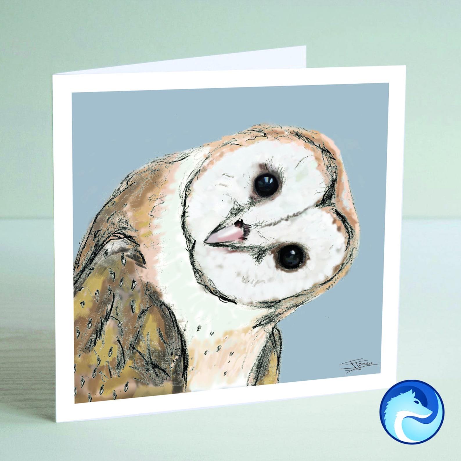 Barn Owl Greeting Card This Barn Owl Greeting Card is Perfect for ...