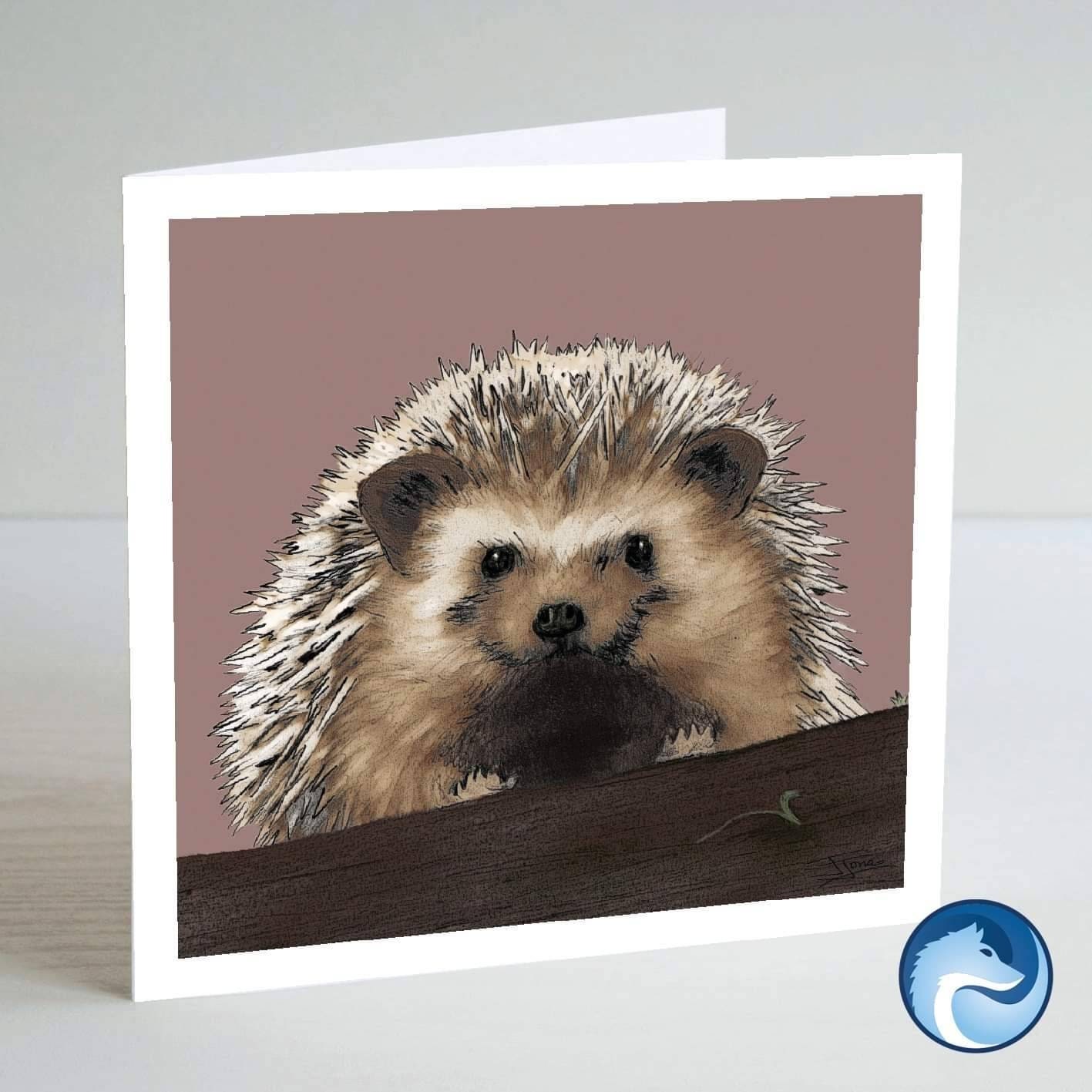 Hedgehog Greeting Card - Etsy