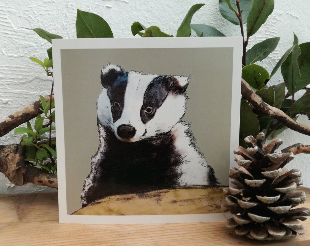 Badger Greeting Card | This Badger Greeting Card is Perfect for ...